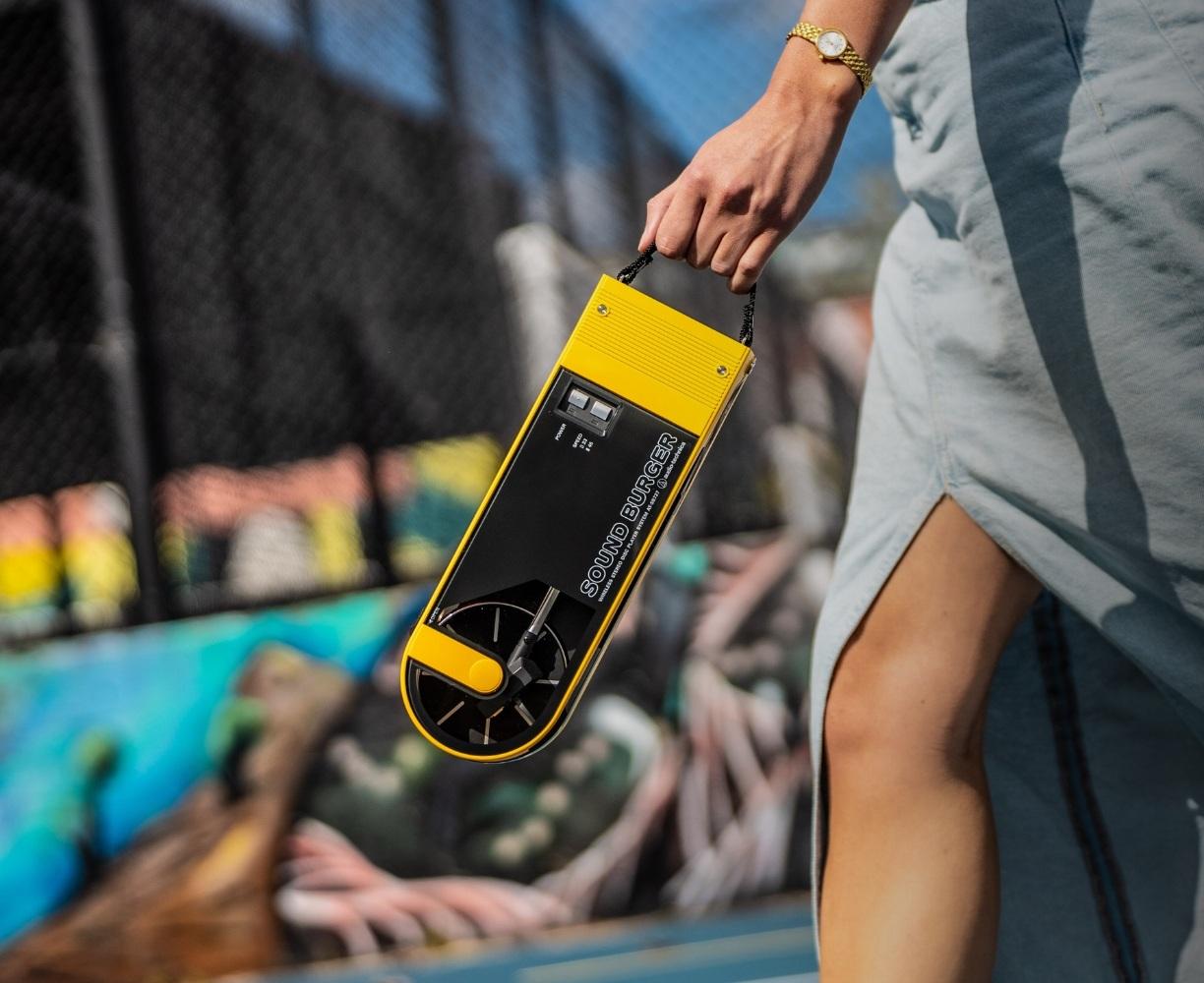 Audio-Technica AT-SB727-BK Sound Burger Compact Portable Turntable Black